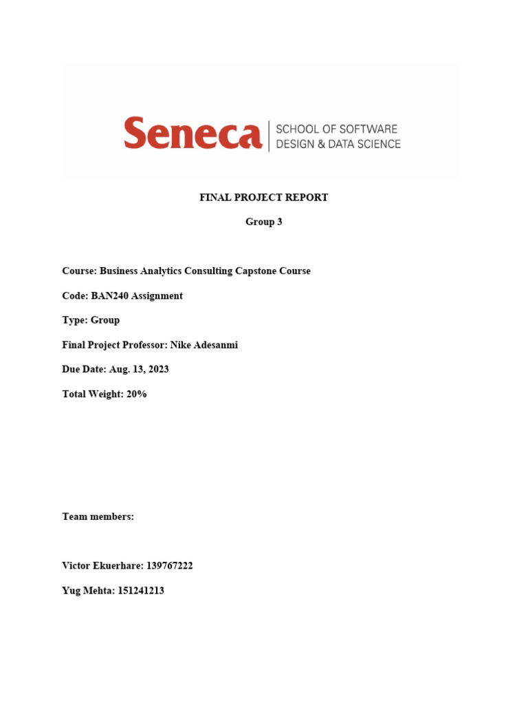 Final Project Report - Pending | PDF | Analytics | Sharing Economy