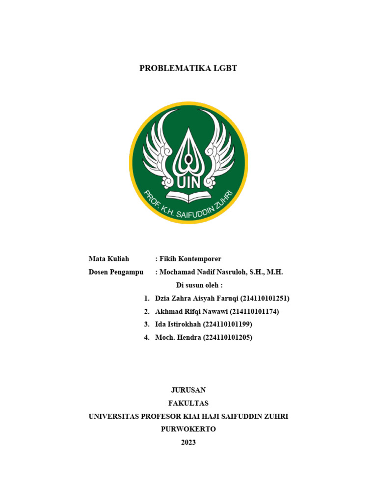 Problematika LGBT | PDF