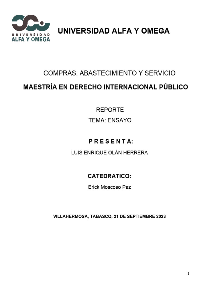 Ensayo Convemar. Luis Enrique Olan Herrera | PDF | Zona económica ...