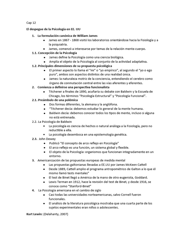 Resumen Cap 12 Tortosa y Civera | Descargar gratis PDF | Sicología | Mente