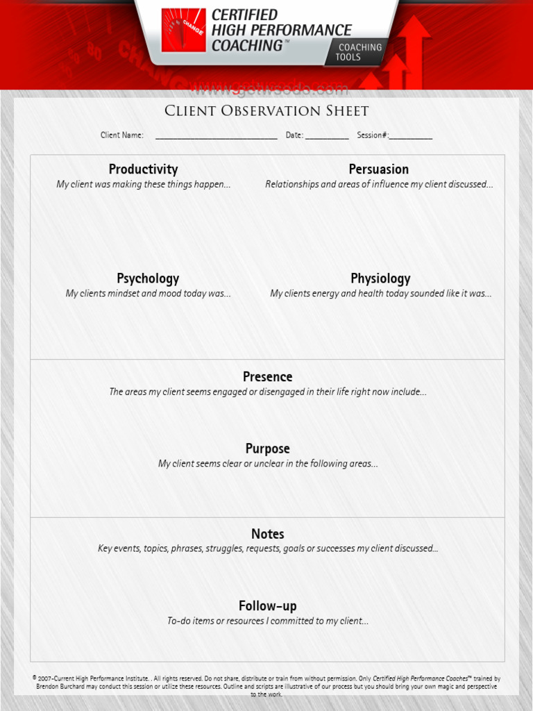Brandon Burchard Client-Observation-Sheet-And-Coach-Evaluation ...