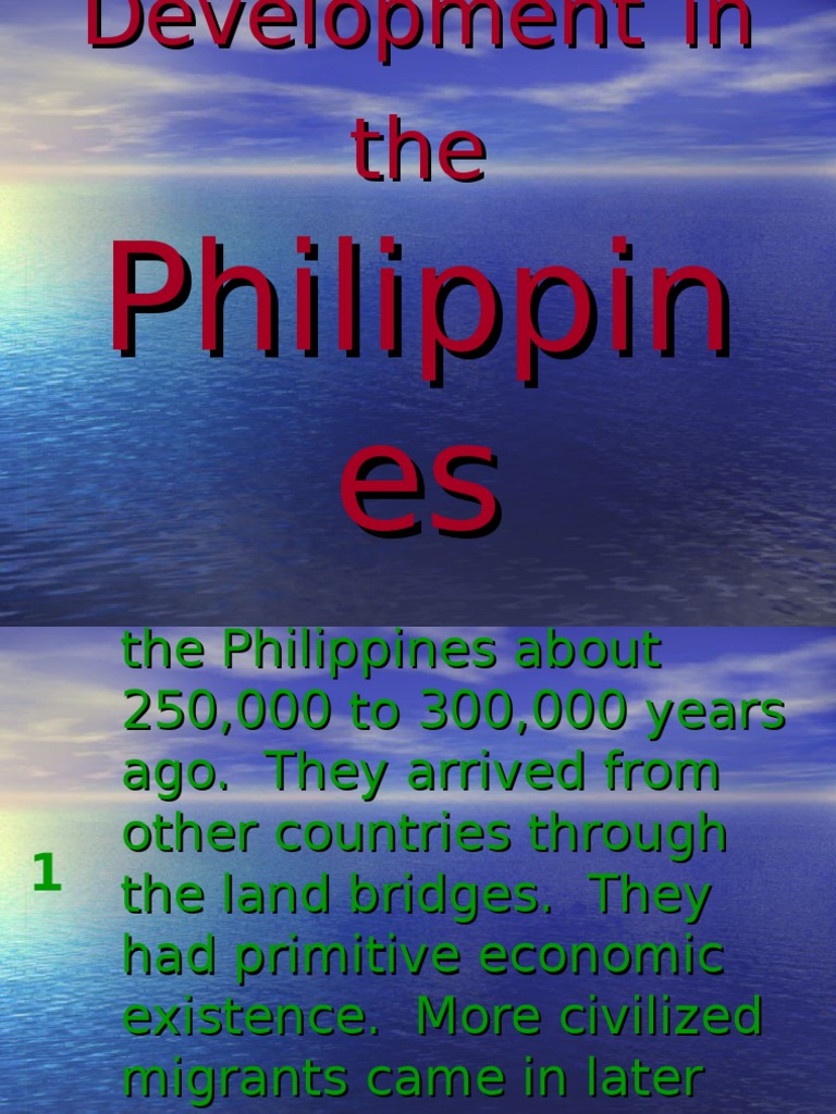 Economic Development in the Philippines