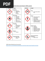 GHS Pictograms | PDF