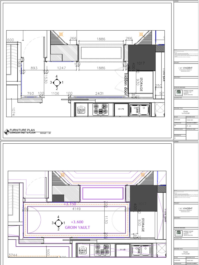 05 CORRIDOR LT.1 - PAK VINCENT - R.3a | PDF | Construction Management ...