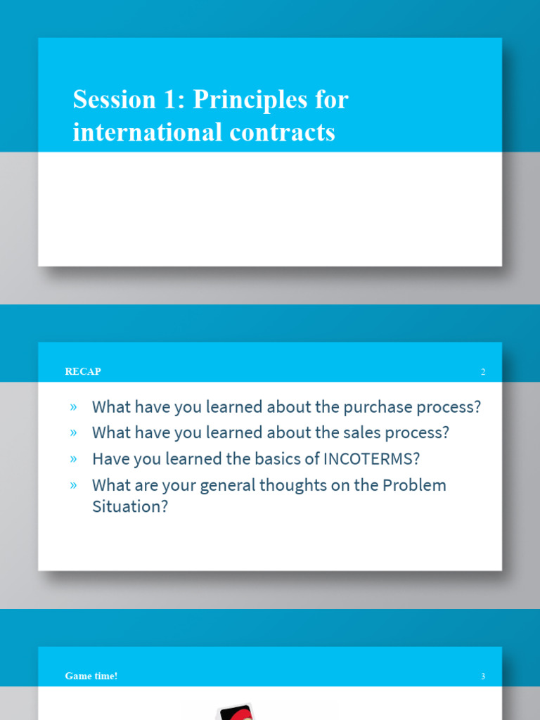 Intl Sales and Contracts - 24 y 25 de Agosto | PDF | Common Law | Business