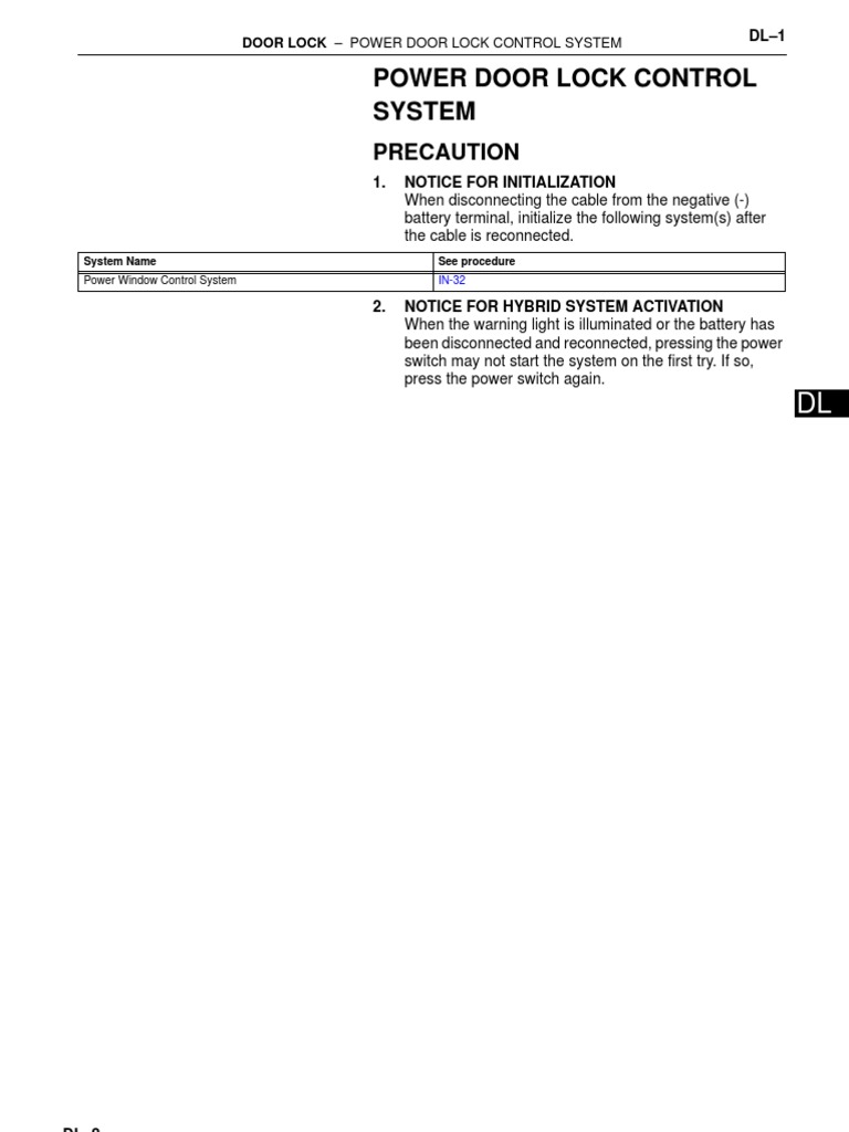 DL - Door Lock | PDF | Electrical Connector | Switch