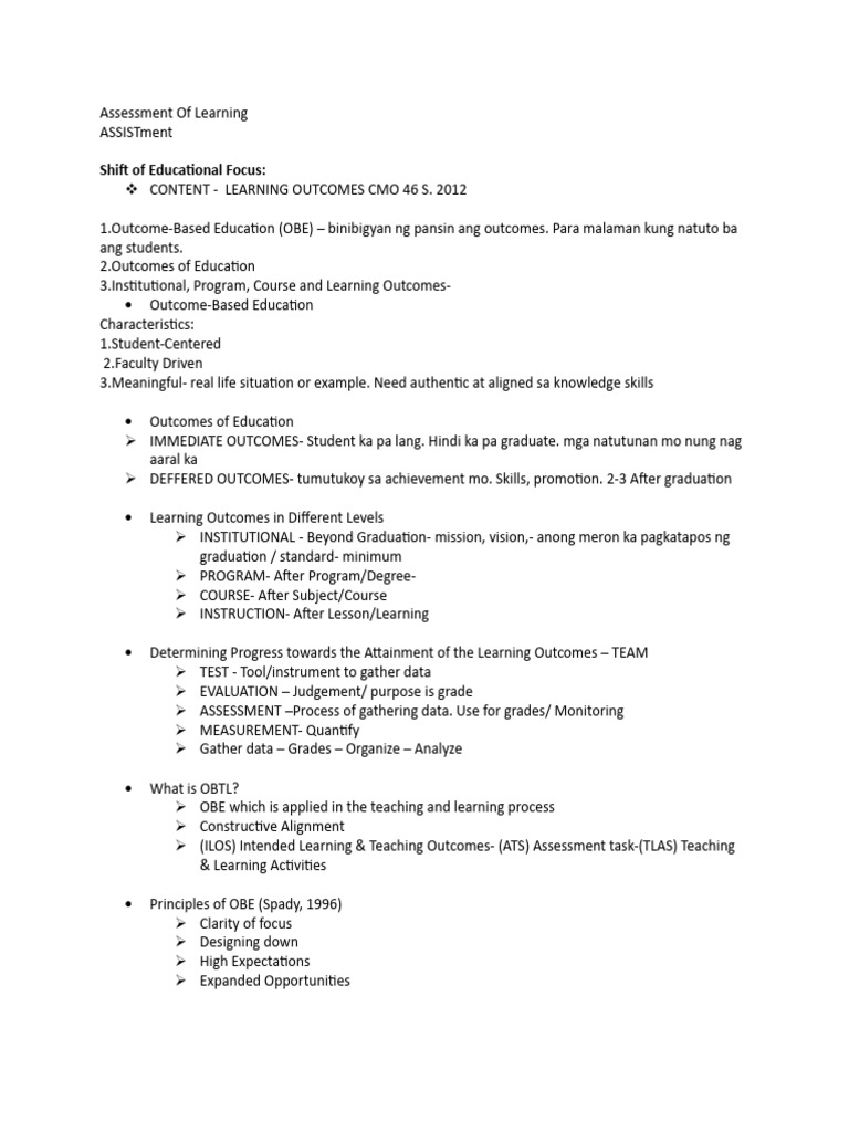 Ped 8 | PDF | Learning | Educational Assessment