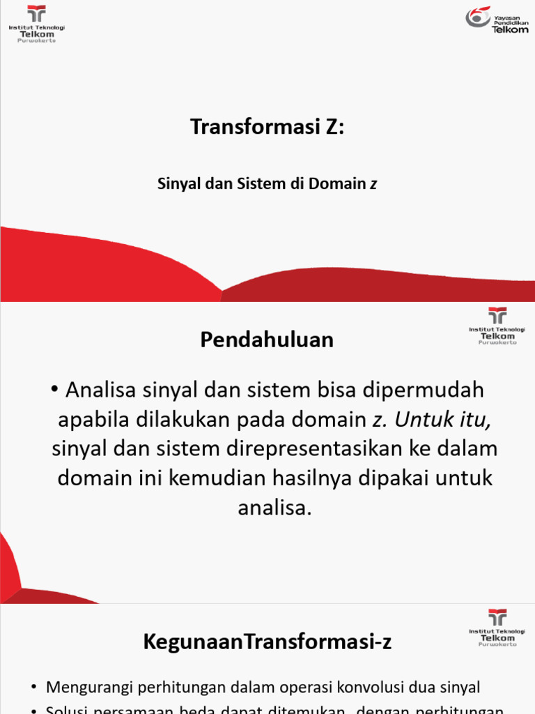 Transformasi Z | PDF | Metode & Bahan Ajar