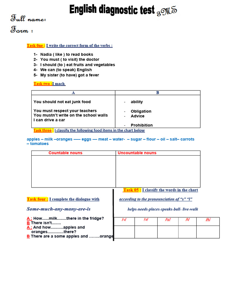 Ghania Pronunciation and MS3 Test Guide | PDF