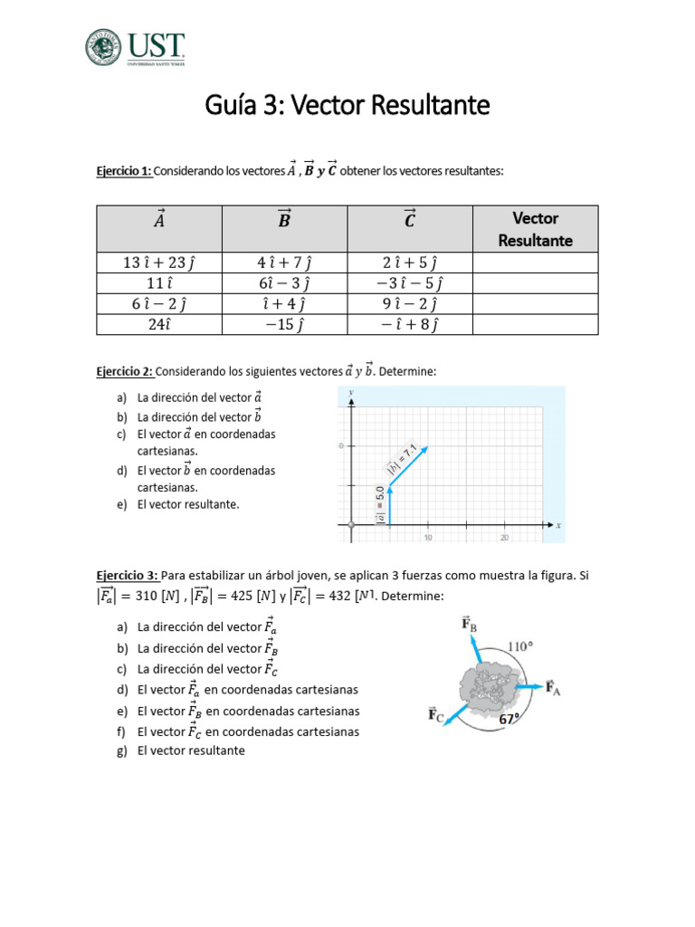 Guia - Vector Resultante | PDF