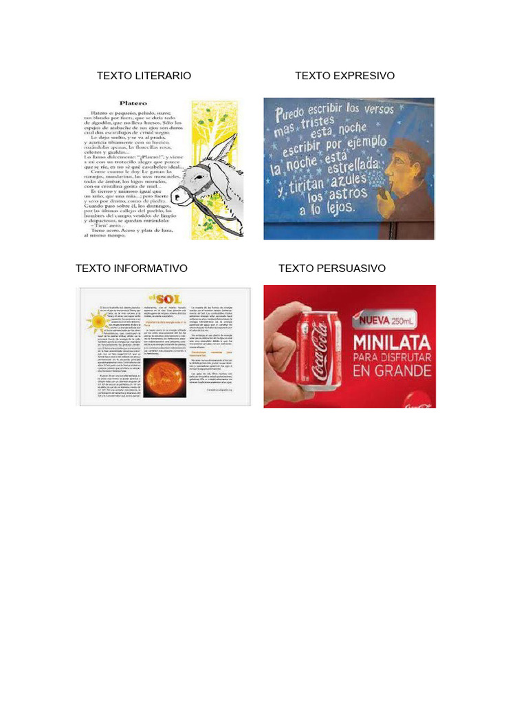 Texto Literario Texto Expresivo | PDF