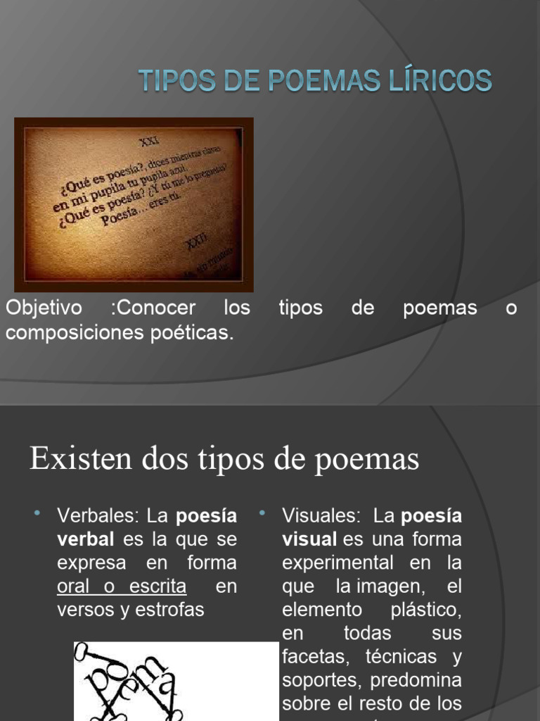 Tipos de Poemas y Composiciones Poéticas | PDF | Poesía | Haiku