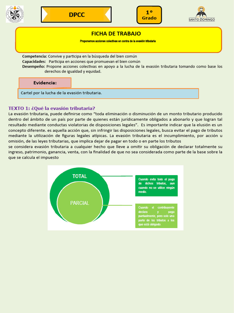 1ro Secundaria DPCC Ivb-5 | PDF | Evasión de impuestos | Economias