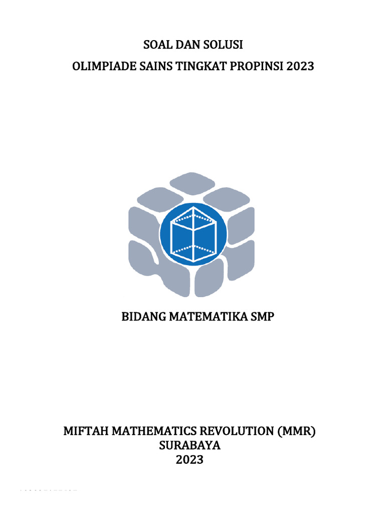 MM OSN-P SMP 2023 - Soal Dan Solusi Miftah (WWW - Defantri.com) | PDF
