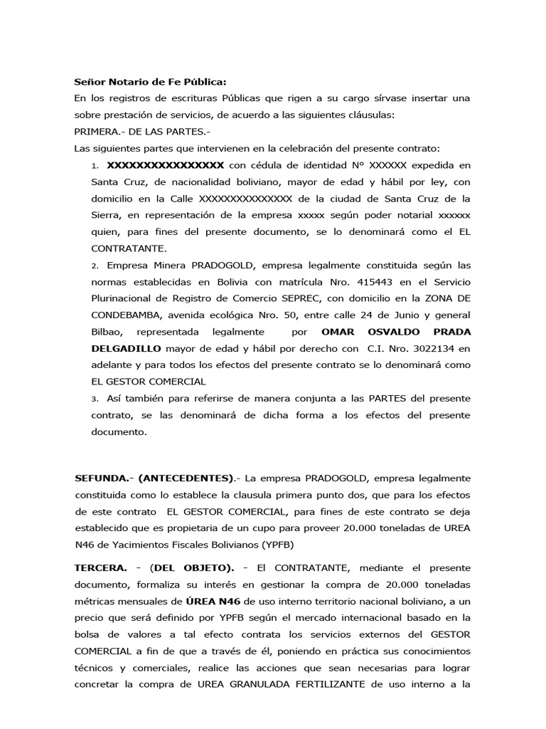 Urea N46 | PDF | Bolivia | Logística