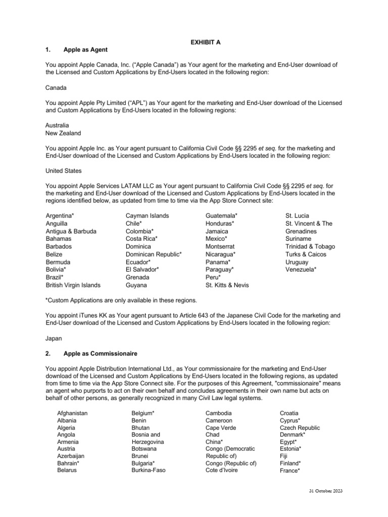 Exhibits To Schedule 2 and 3 20231031 English | PDF | Value Added Tax ...