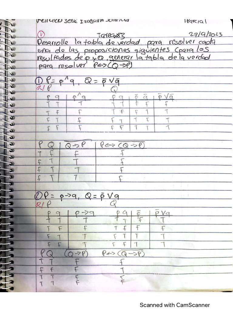 Tarea#3 Estructuras Discretas | PDF