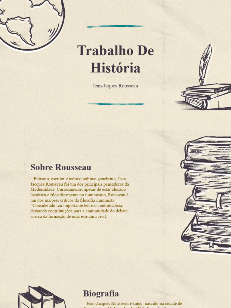 Biografia de Jean-Jacques Rousseau | PDF | Jean-Jacques Rousseau ...