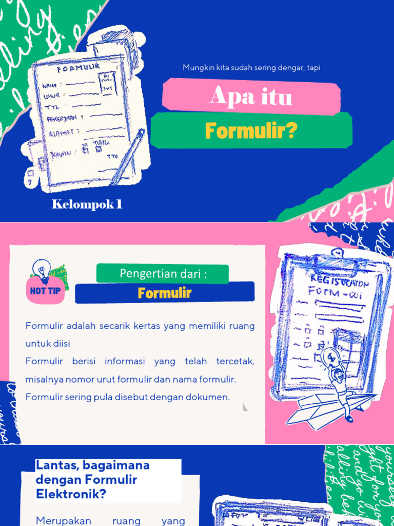 Manfaat dan Jenis Formulir Elektronik | PDF