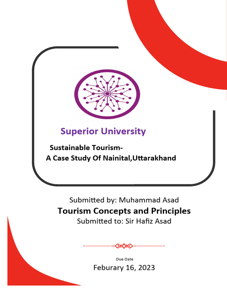Assignment On - Sustainable Tourism | PDF | Waste Management | Recycling