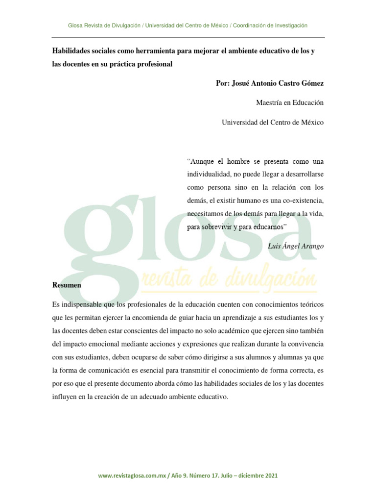 Enayo Castro | PDF | Enseñando | Plan de estudios