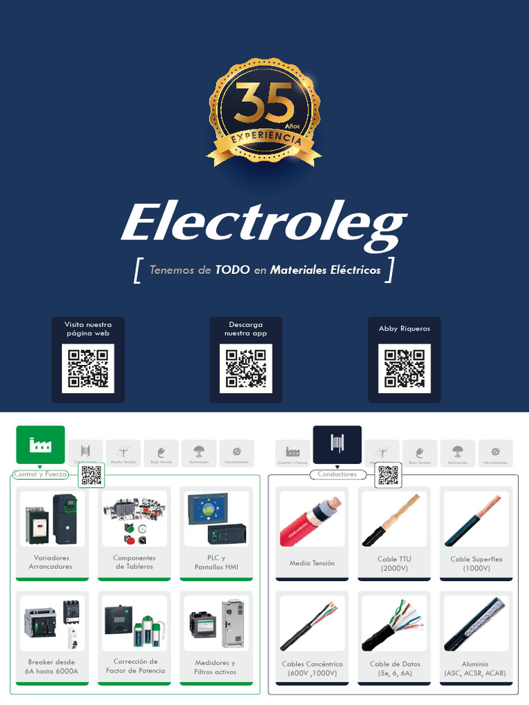 Catalogo - Productos - Electroleg | PDF | Ingenieria Eléctrica ...
