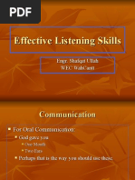 Active Listening Techniques Handout | PDF | Body Language | Communication