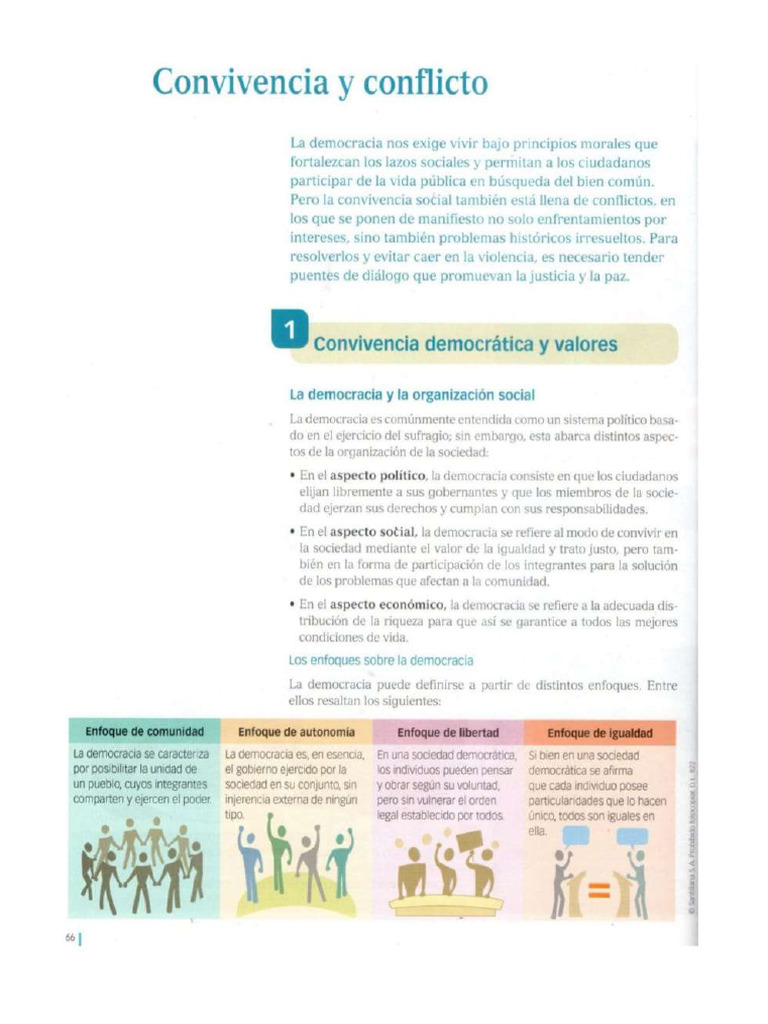 Convivencia Democratica y Valores | PDF