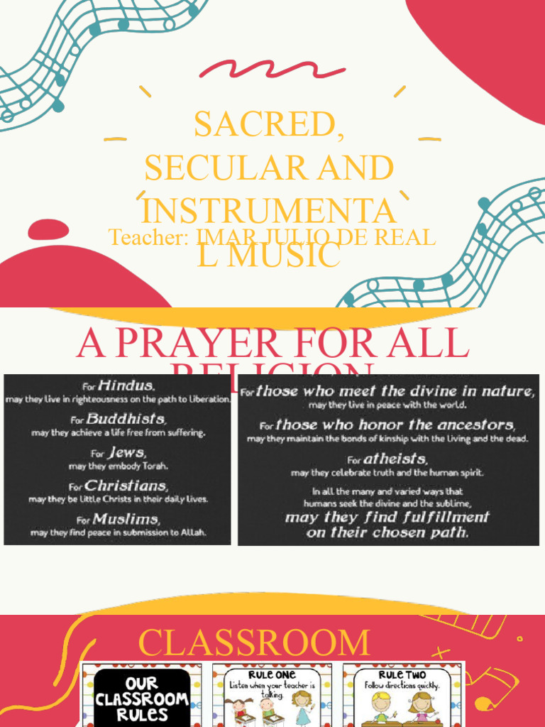 Sacred and Secular Music in Luzon | PDF | Mass (Liturgy) | Catholic Church