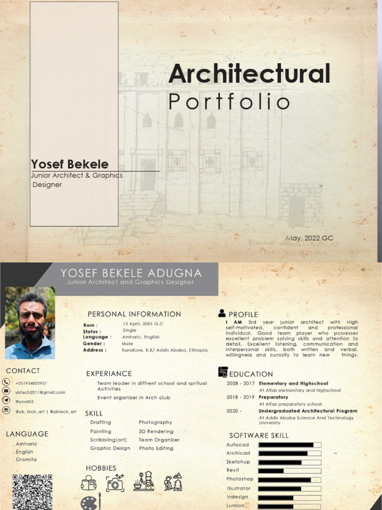 Yosef Bekele Portifolio | PDF | The Arts | Design