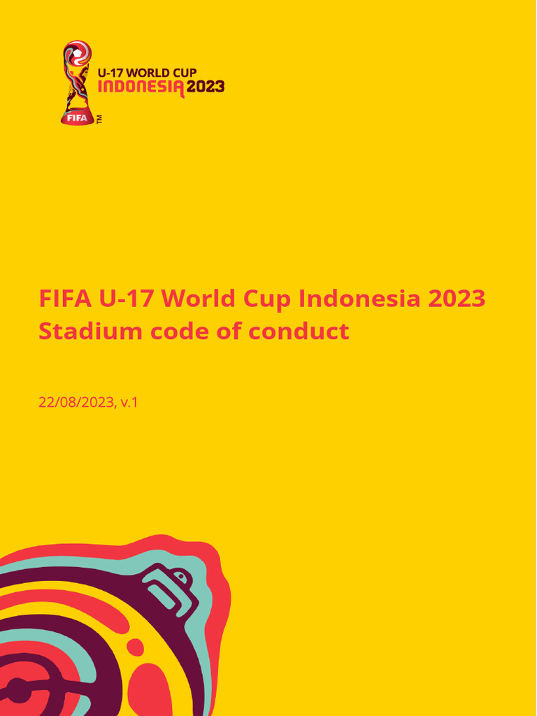 FIFA Code Conduct U17 | PDF | Wheelchair | Stadium