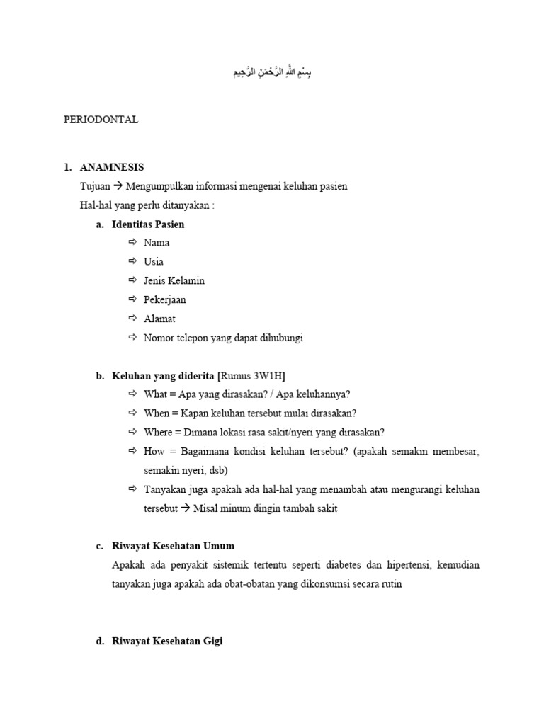 Periodontal Naifah | PDF