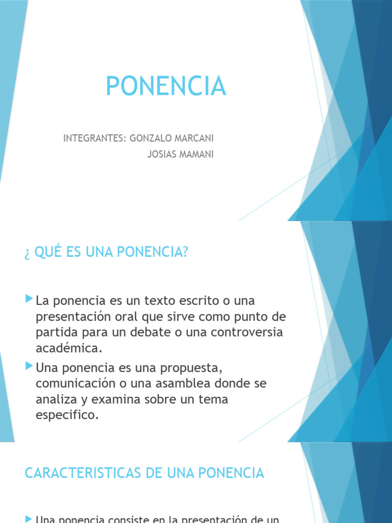PONENCIA | PDF