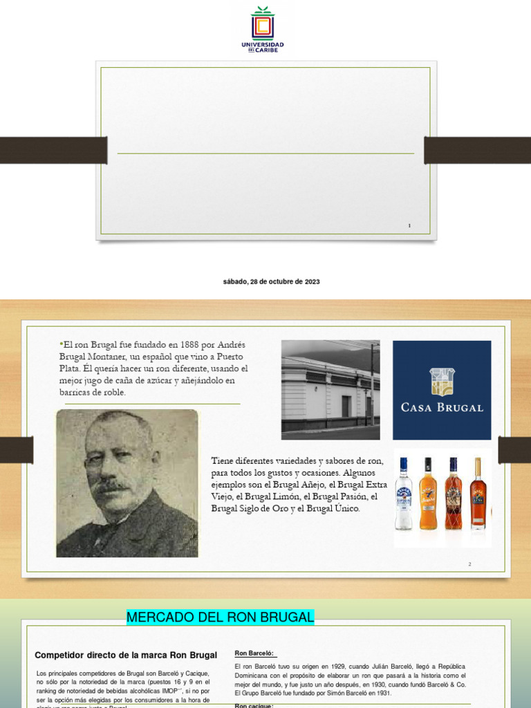 Mercado Brugal | Descargar gratis PDF | Ron | Bebidas Destiladas