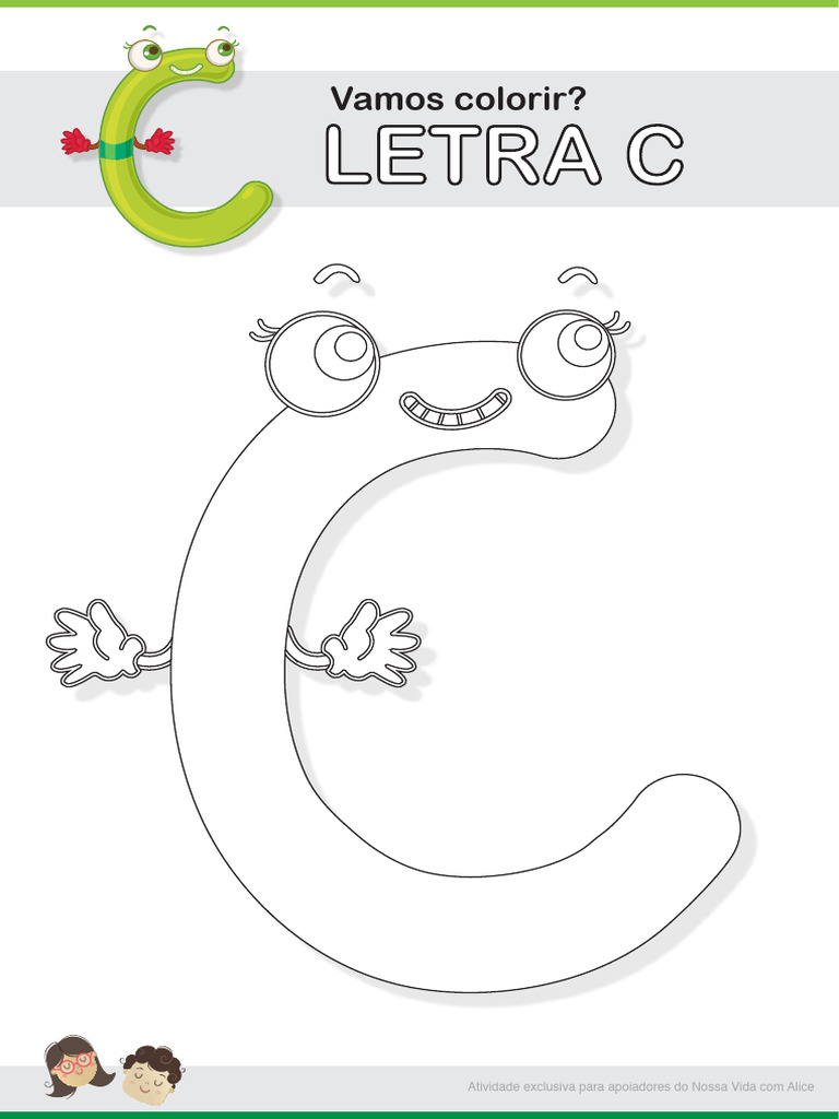 Atividades Interativas com a Letra C | PDF | Arte
