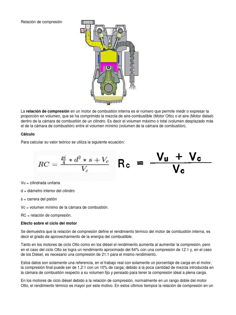 Cal Culo | PDF | Motor de combustión interna | Tecnología del motor