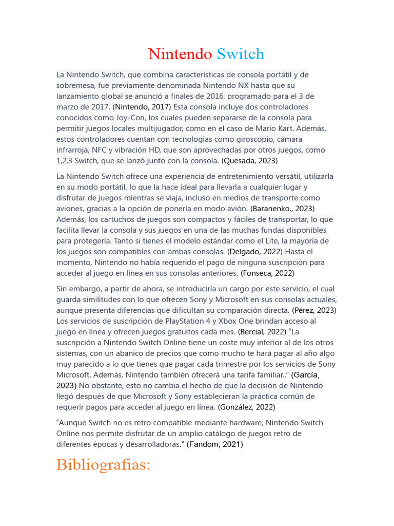 Nintendo Switch 2 | PDF | Juegos de consolas | Nintendo