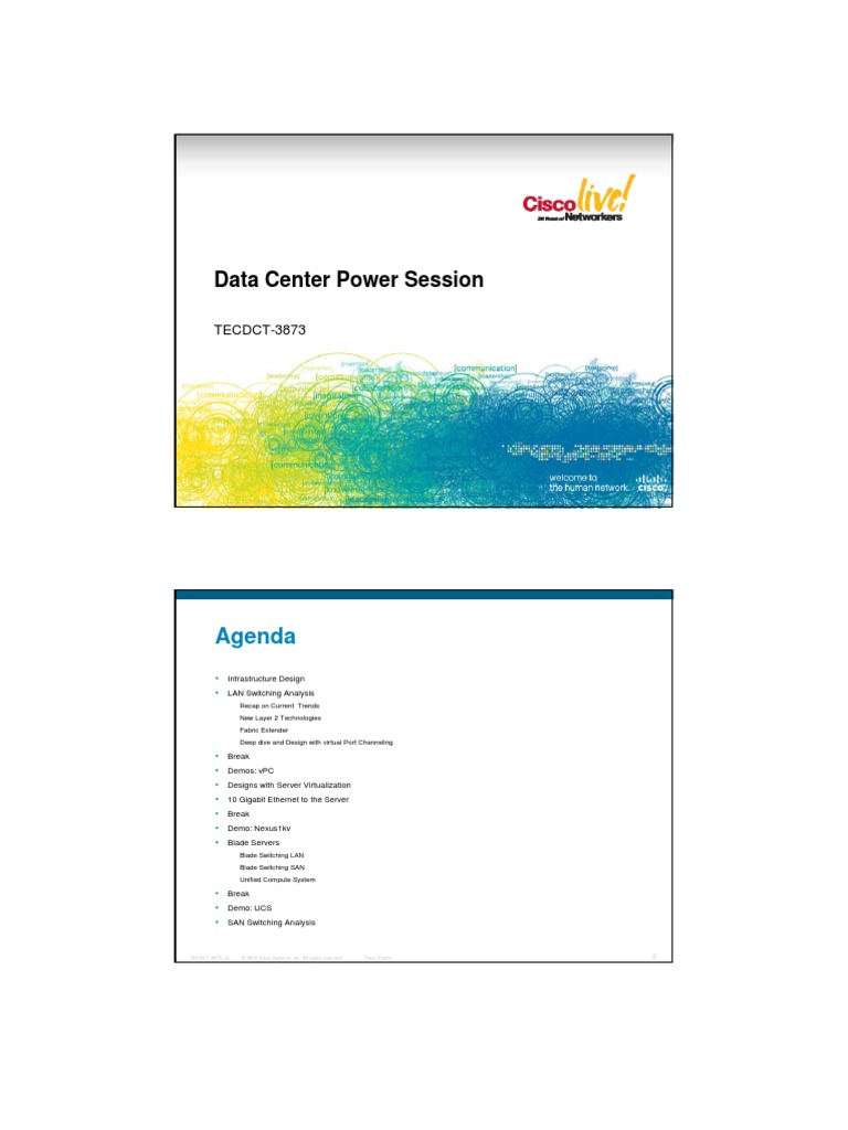 Data Center Design Power Session | PDF | Network Switch | Computer Network