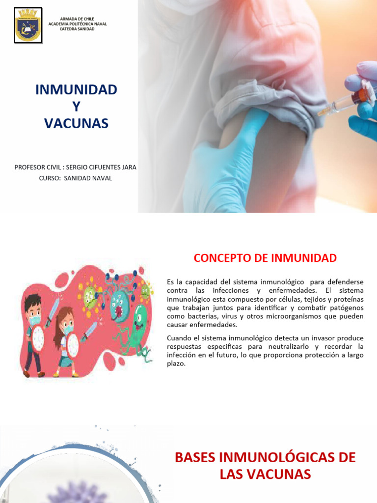 Clase 1 Inmunidad y Vacunas. | PDF | Sistema inmune | Infección