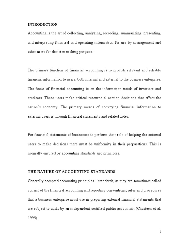 Accounting Theory Assign | PDF | Financial Statement | Accounting