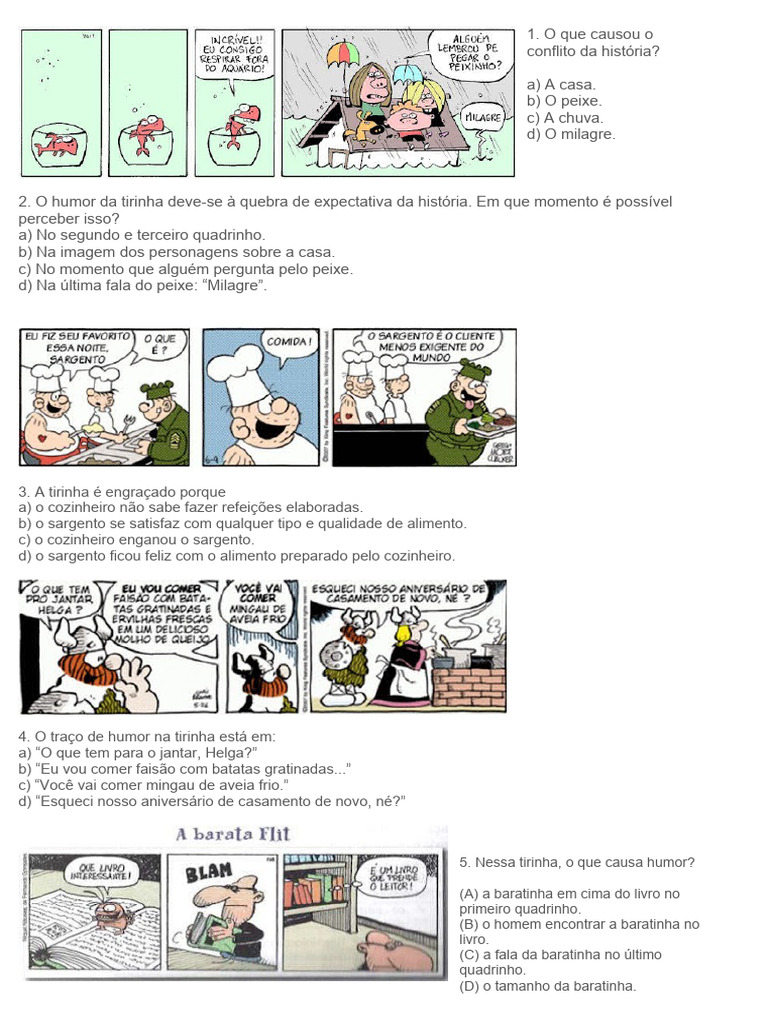 Humor em Tirinhas | PDF