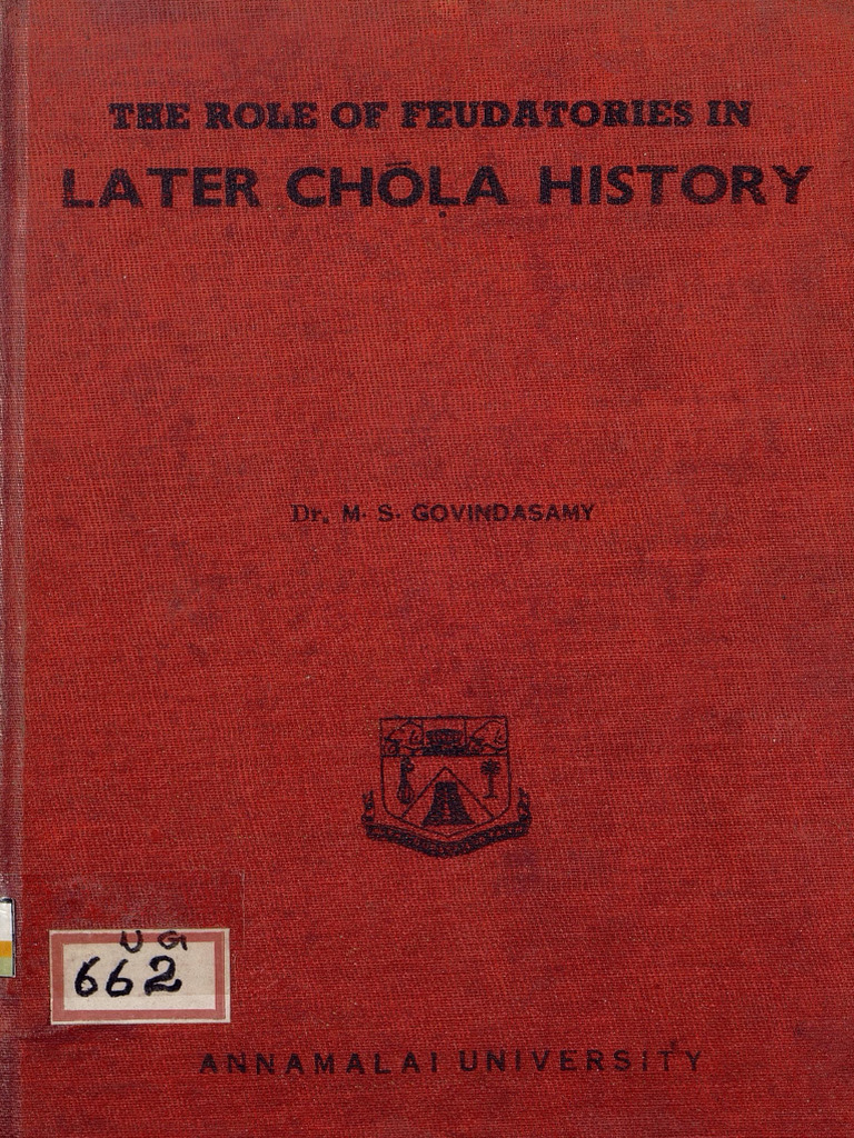 TVA BOK 0013178 The Role of Feudatories in Later Chola History | PDF ...