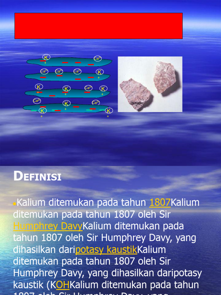 Materi 9 Kalium REVISI | PDF