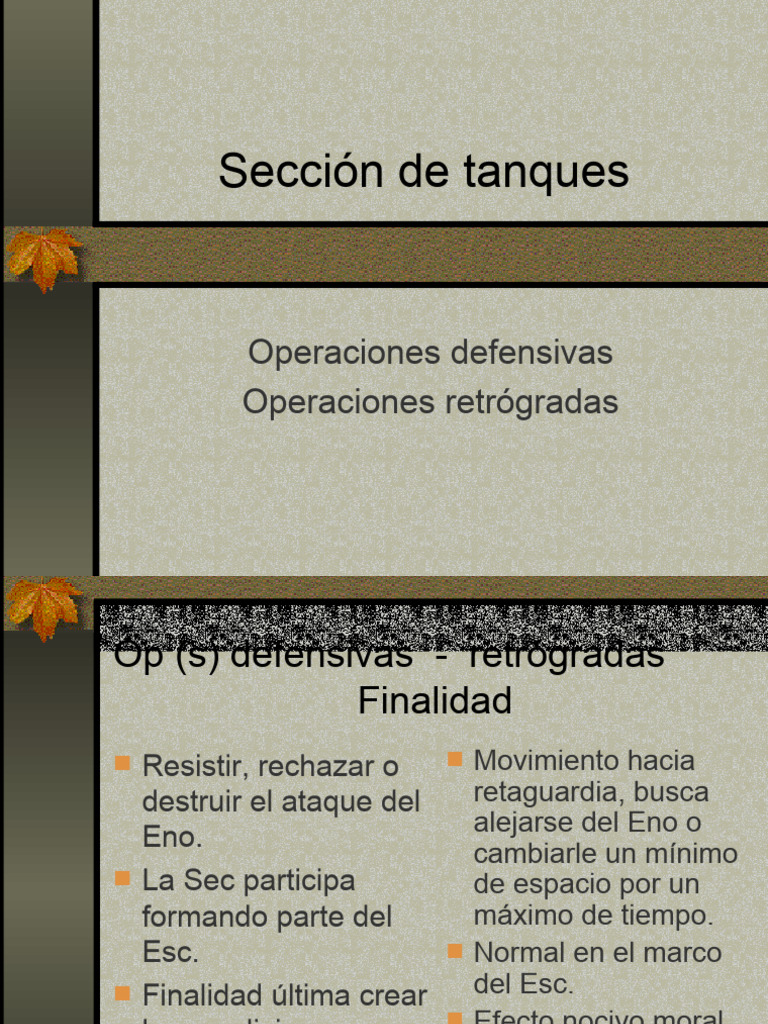 Estrategias de Operaciones Defensivas y Retrógradas | PDF | Batallas ...
