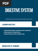 Monogastric Digestive System Overview | PDF