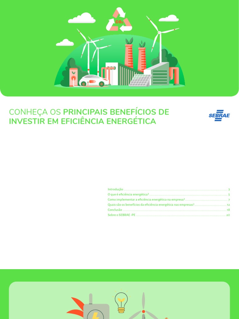 Conheca Os Principais Beneficios de Investir em Eficiencia Energetica | PDF | Uso eficiente de ...