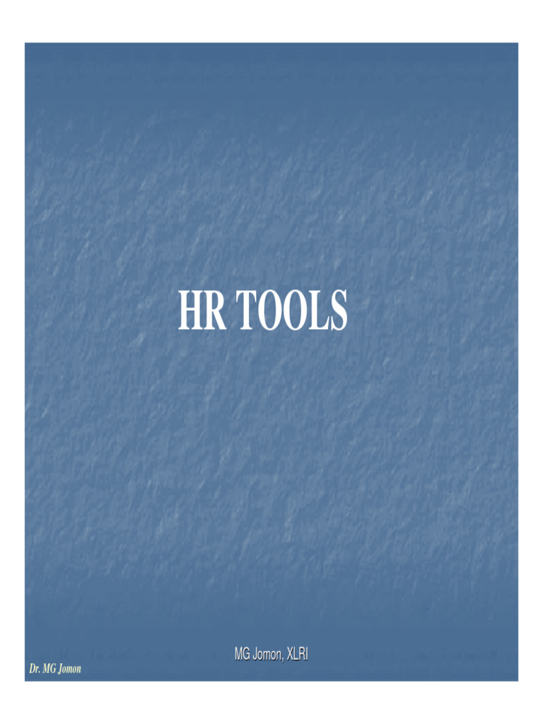 6-7. HR Tools | PDF
