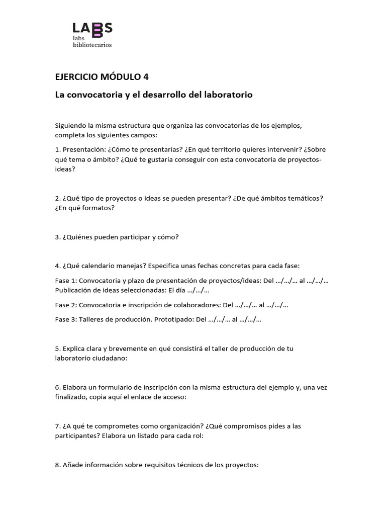 Ejercicio Modulo 4 | PDF