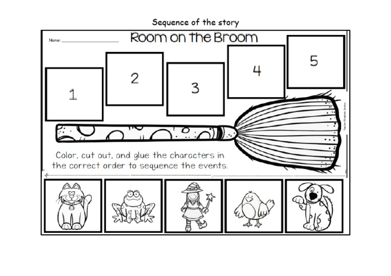 Room On The Broom Sequencing | PDF