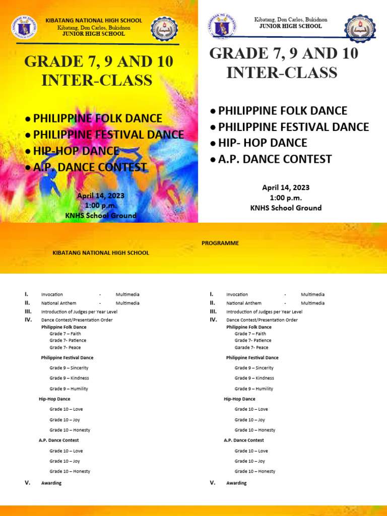 Mapeh Culmination Program | PDF | Mass Media | Entertainment